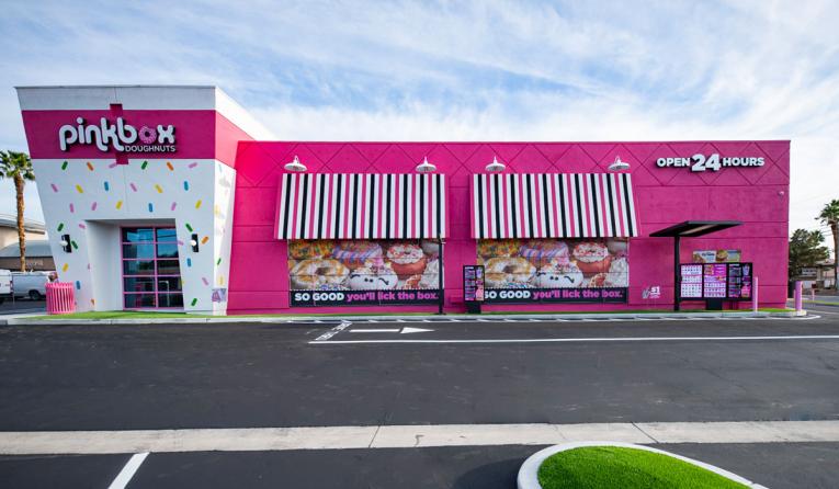 Pinkbox Doughnuts Debuts its First Drive-Thru - Pinkbox Doughnuts®