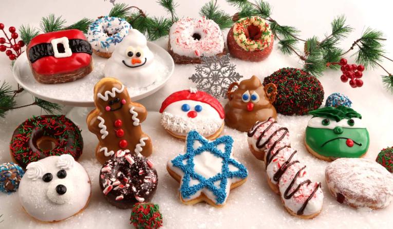 Pinkbox Doughnuts® Hanukkah, Christmas & New Year's Doughnuts