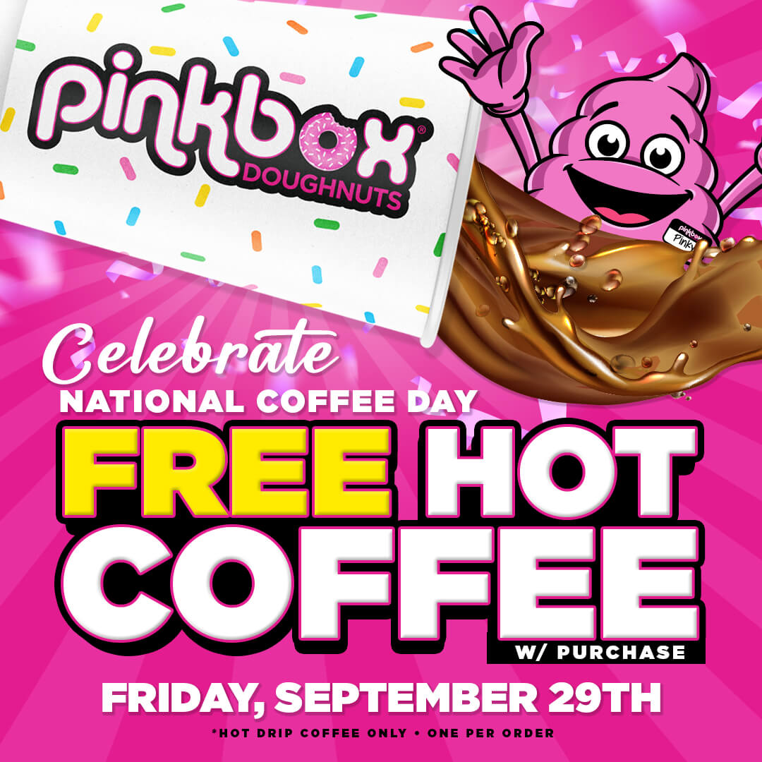 FREE Premium Hot Coffee | National Coffee Day Sept 29, 2023